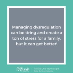 Strategies to Cope with Dysregulation in Children | Nicole Beurkens